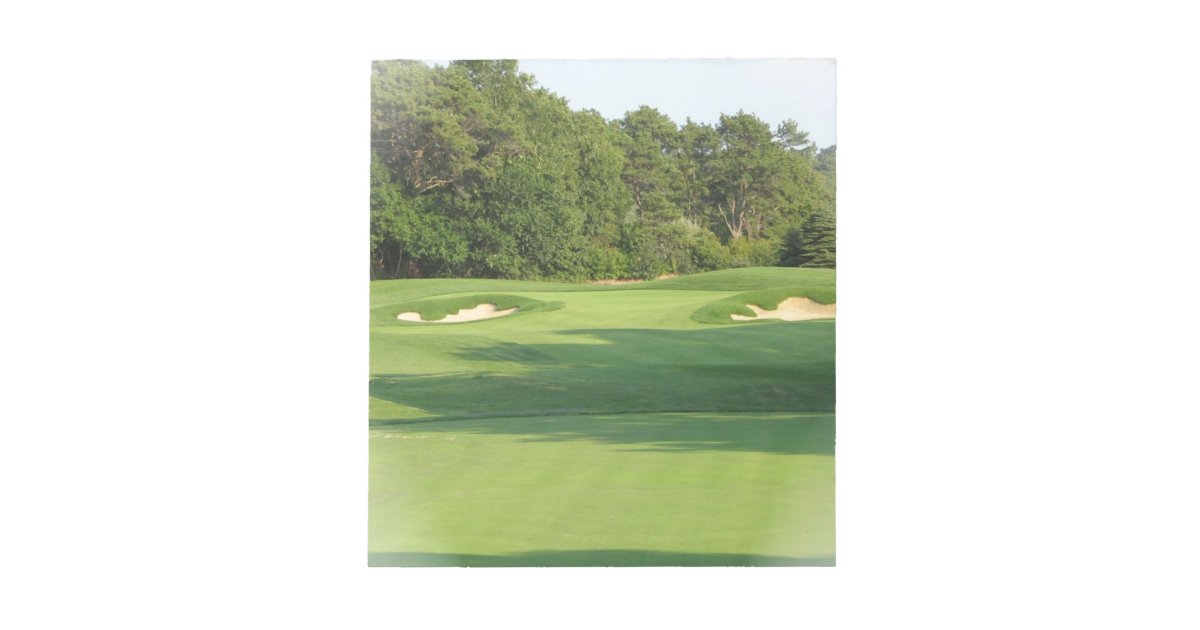 Golf Course Notepad | Zazzle