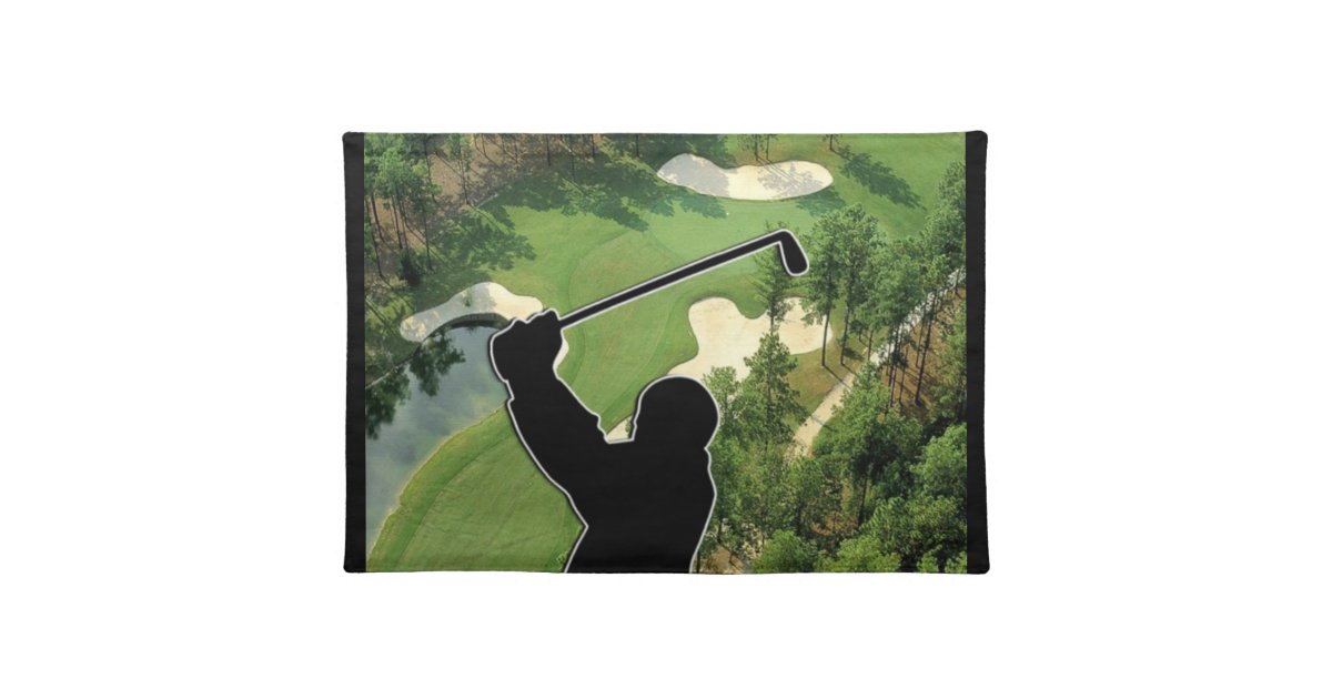 Golf Course Placemat | Zazzle