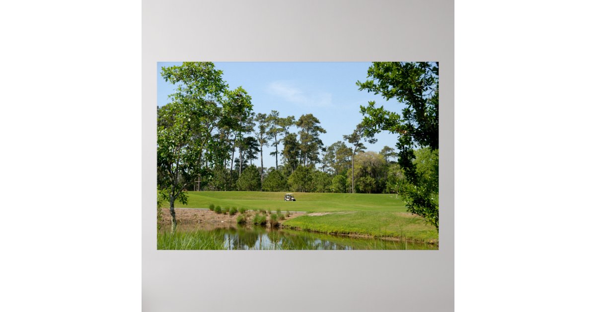 golf course poster | Zazzle