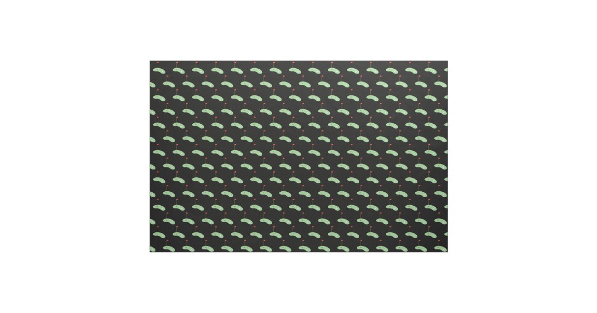 Golf Course Sports Fabric | Zazzle