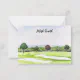 Golf course with Name for golfer Note Card | Zazzle