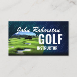 Golf Courses Business Card | Zazzle