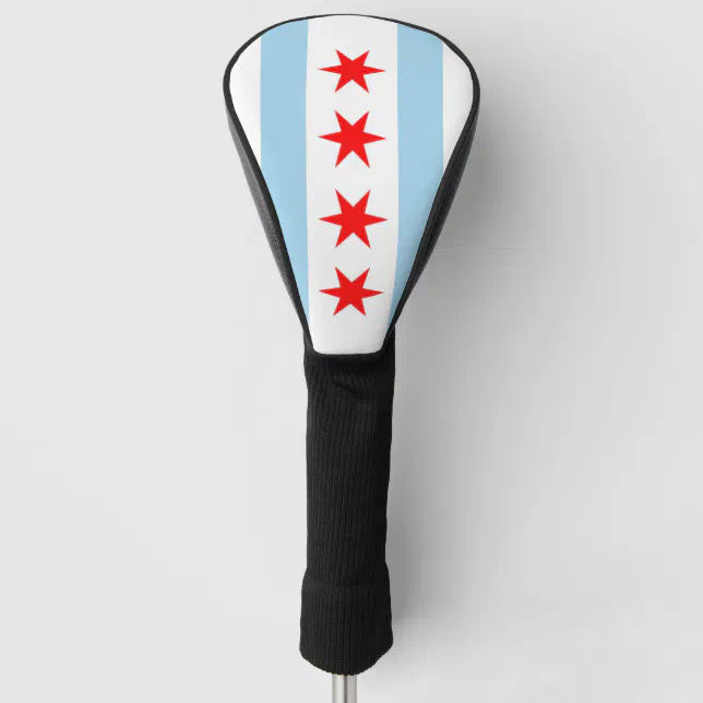 Golf Driver Cover with Flag of Chicago, USA | Zazzle