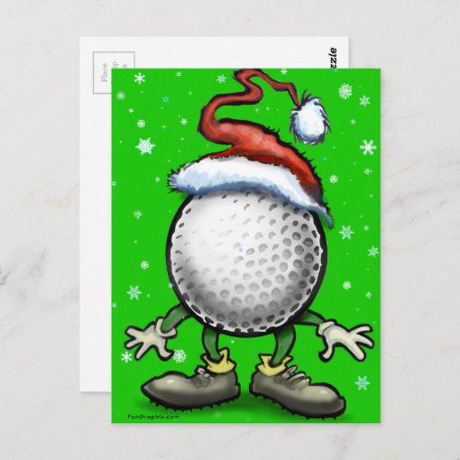 Golf Elf Postcard | Zazzle