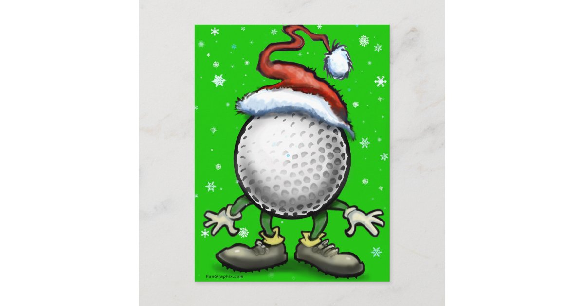 Golf Elf Postcard | Zazzle