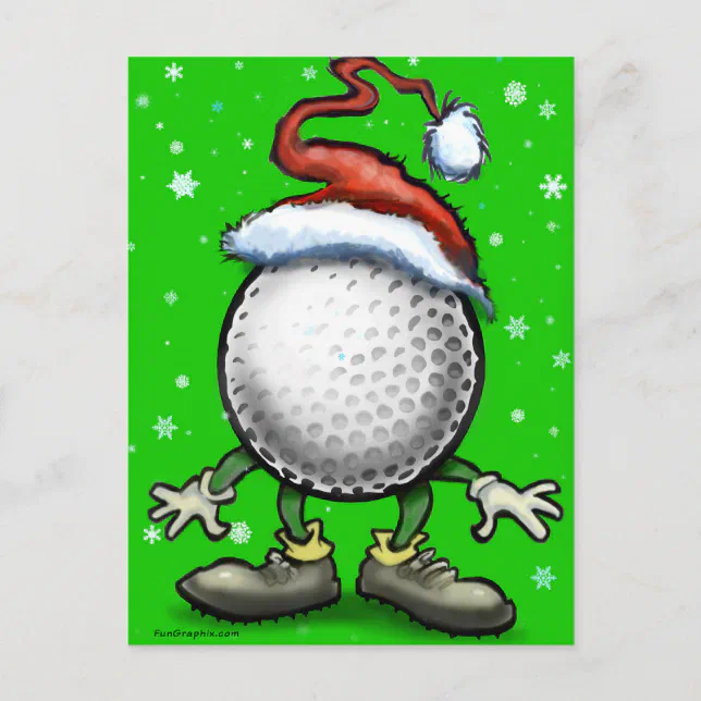 Golf Elf Postcard | Zazzle