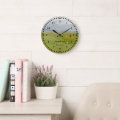 Golf Fairway Scene Large Clock | Zazzle