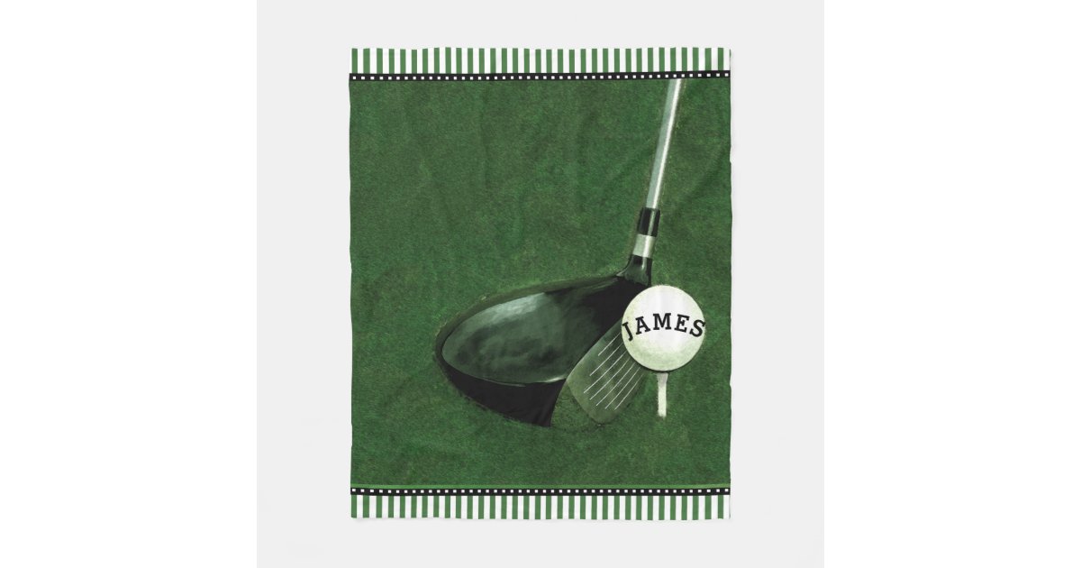 Golf Fleece Blanket | Zazzle
