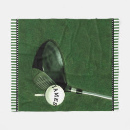 Golf Fleece Blanket | Zazzle