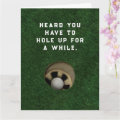 Golf Get Well Card | Zazzle