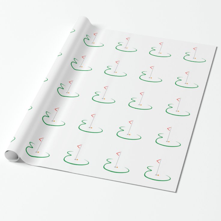 Golf Green Wrapping Paper | Zazzle