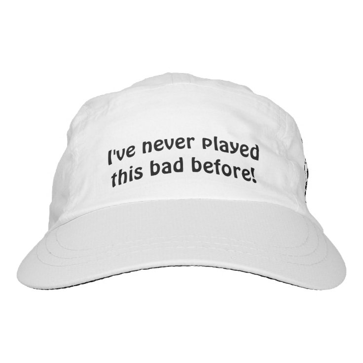 Golf Hat Funny Glare Reducer Visor | Zazzle