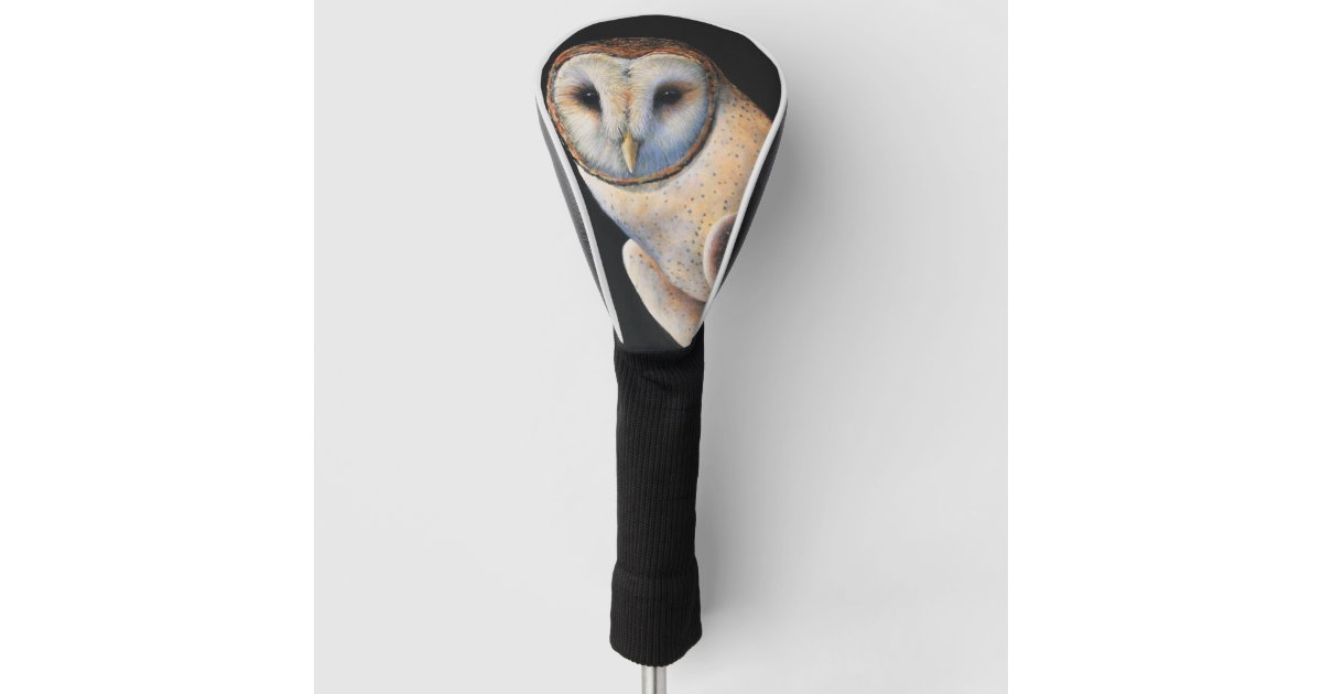 Golf Head Cover Barn Owl | Zazzle