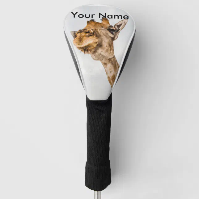 Golf Head Cover with Giraffe Head Image | Zazzle