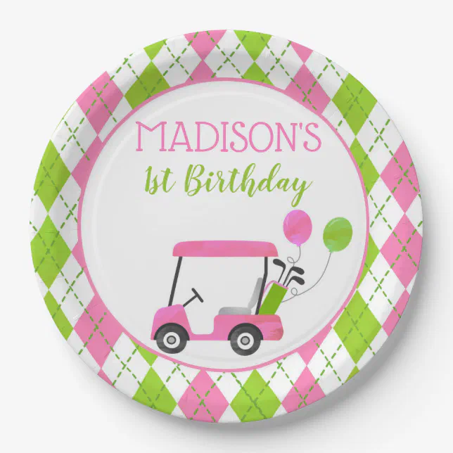 Golf Hole In One Birthday Paper Plates | Zazzle
