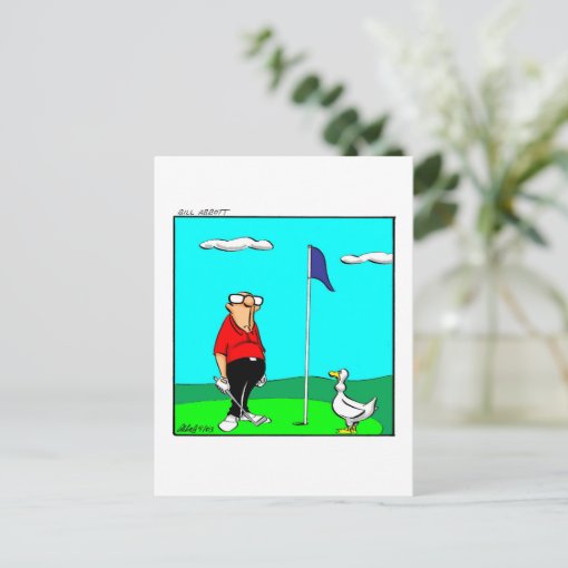 Golf Humor Postcard | Zazzle