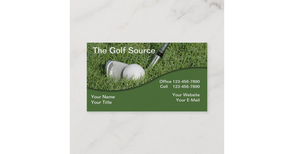Golf Industry Business Business Card | Zazzle