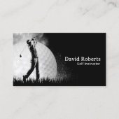 Golf Instructor Pro Golf Swing Coach Business Card | Zazzle