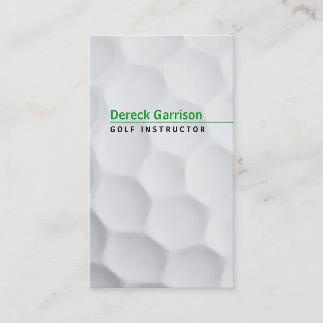 Golf Instructor | Professional Business Card | Zazzle