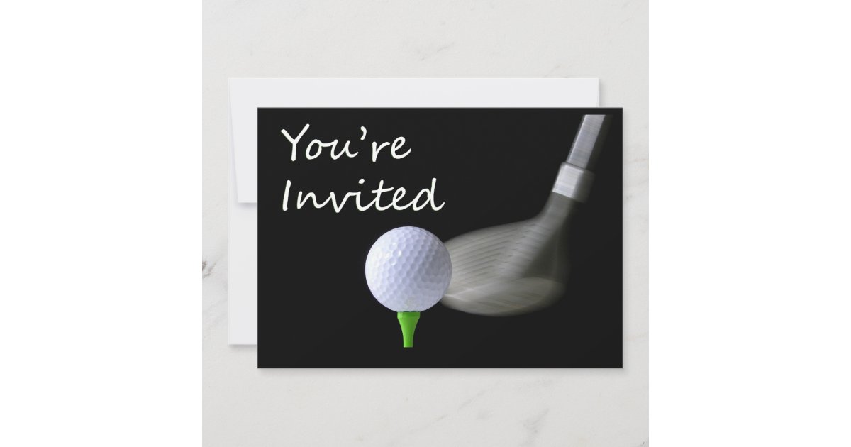 Golf Invitation | Zazzle
