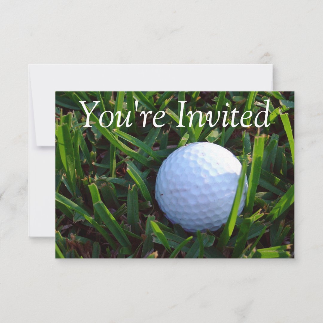 Golf Invitation | Zazzle
