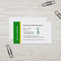 Golf Lessons Business Card | Zazzle