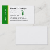 Golf Lessons Business Card | Zazzle