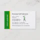Golf Lessons Business Card | Zazzle