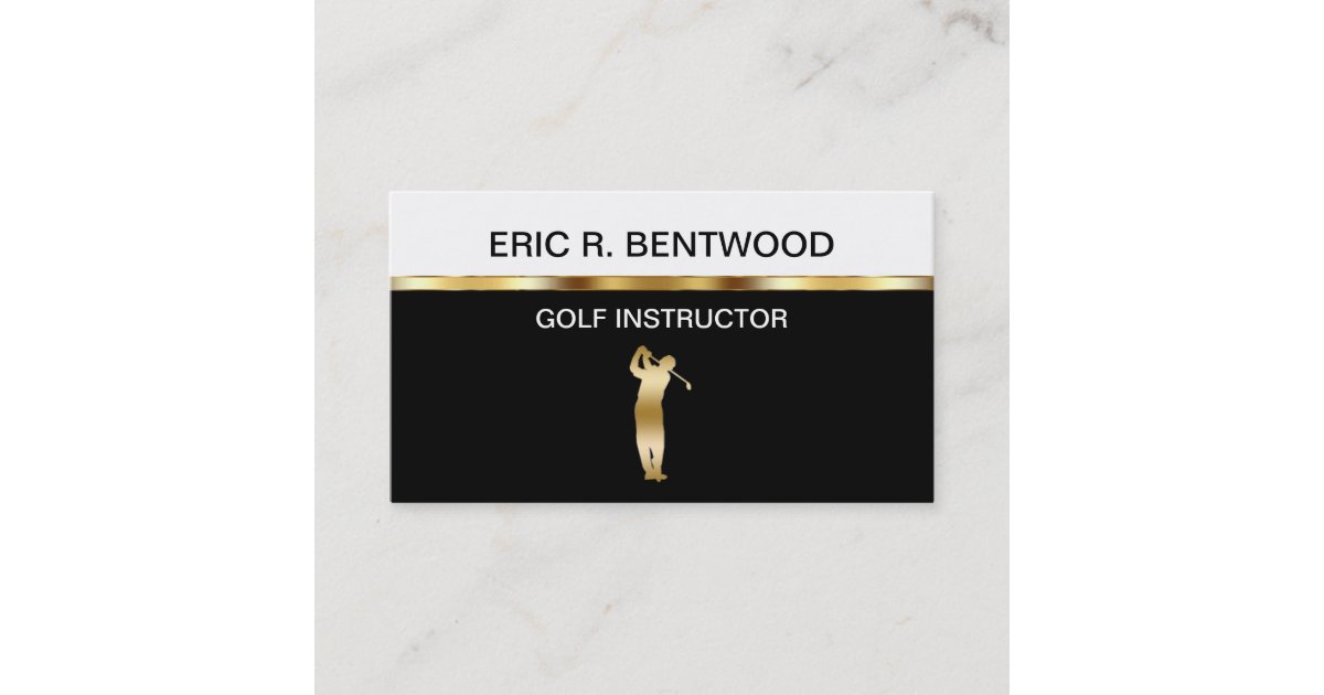 Golf Lessons Business Cards | Zazzle