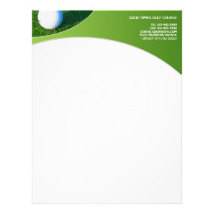 Golf Stationery Paper | Zazzle