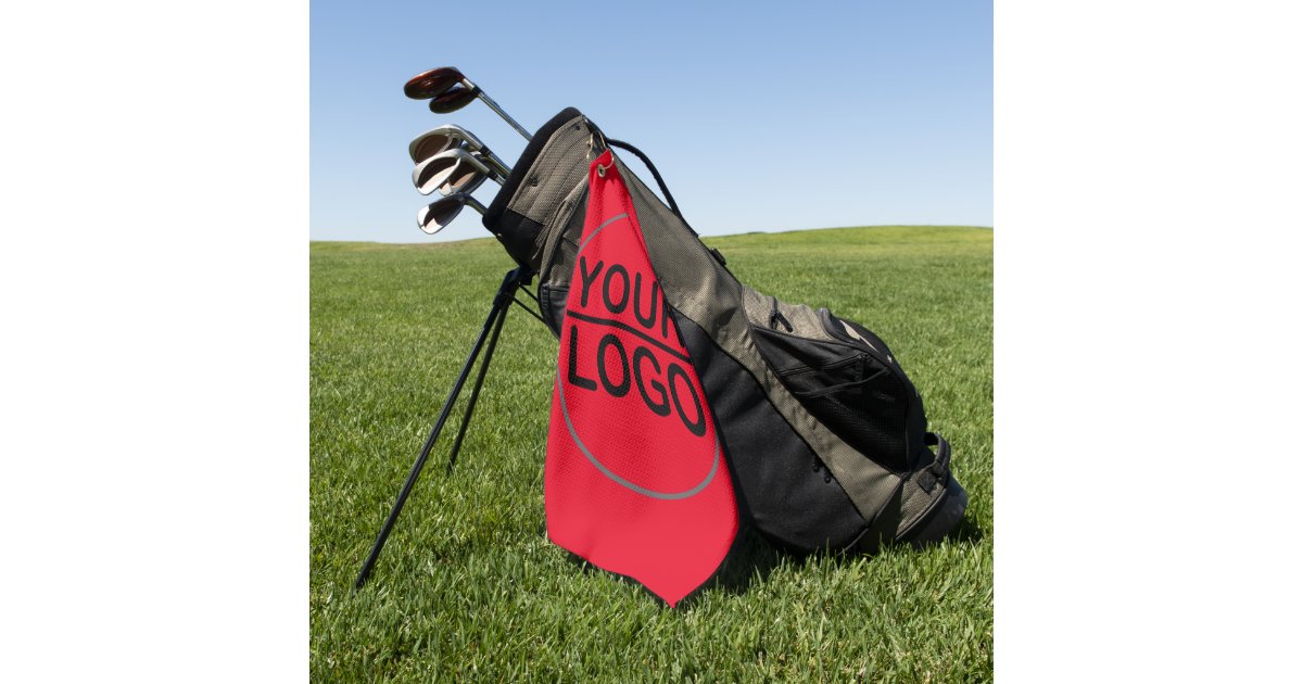 Golf Logo Golf Towel | Zazzle