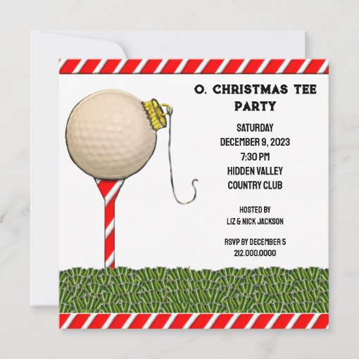Golf Party Invitations | Zazzle
