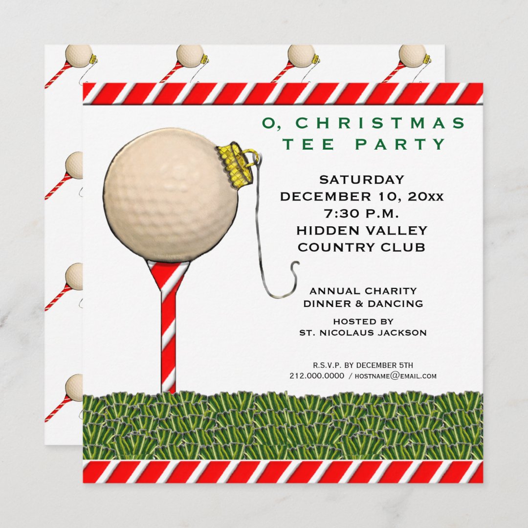 Golf Party Invitations | Zazzle