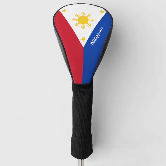 Golf Philippines & Flag / Golf Clubs Covers | Zazzle
