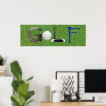 Golf picture letters poster | Zazzle