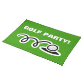 Golf placemats for themed golfing party | Custom | Zazzle