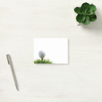 Golf post it notes | Zazzle