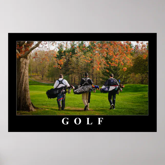 Golf poster | Zazzle