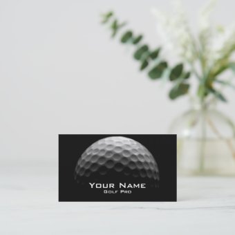 Golf Pro Business Card | Zazzle