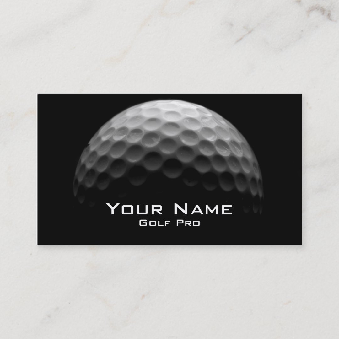 Golf Pro Business Card | Zazzle