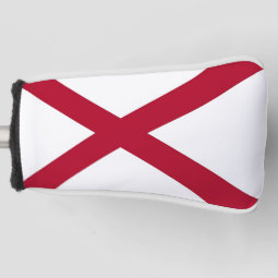 Golf Putter Cover with Flag of Alabama, USA | Zazzle