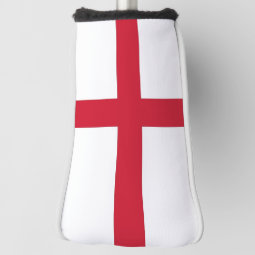 Golf Putter Cover with Flag of England, UK | Zazzle