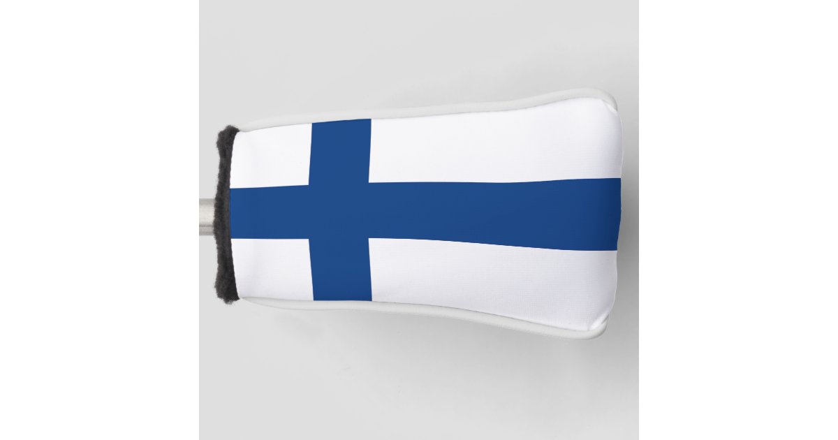 Golf Putter Cover with Flag of Finland | Zazzle