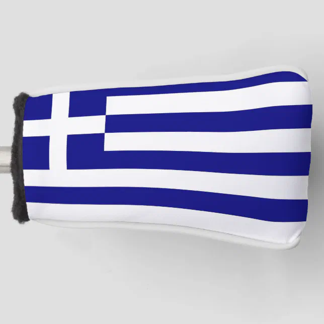 Golf Putter Cover with Flag of Greece | Zazzle