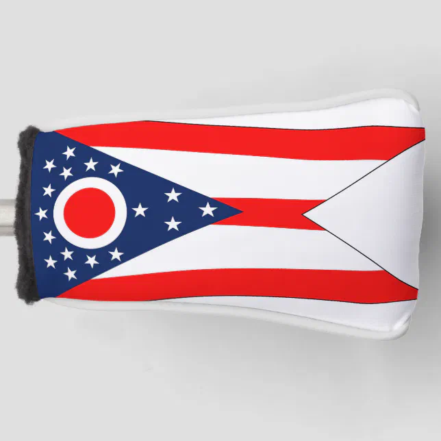 Golf Putter Cover with Flag of Ohio State, USA | Zazzle