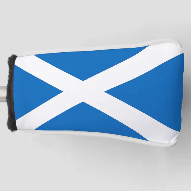 Golf Putter Cover with Flag of Scotland, UK | Zazzle