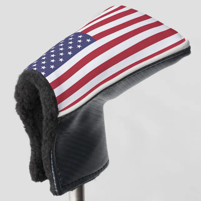 Golf Putter Cover with Flag of USA | Zazzle