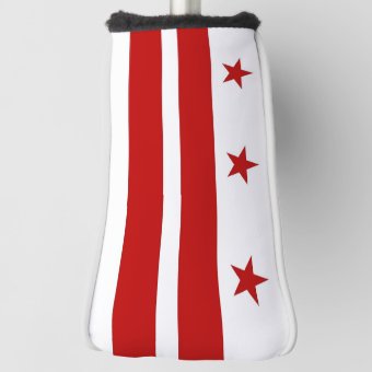Golf Putter Cover with Flag of Washington DC, USA | Zazzle