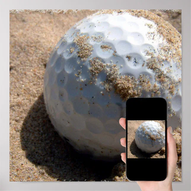 Golf Sand Trap Print | Zazzle