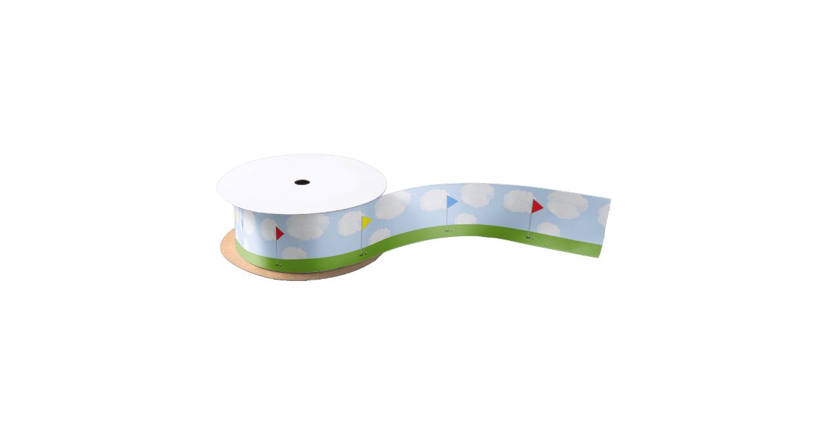 Golf Satin Ribbon | Zazzle